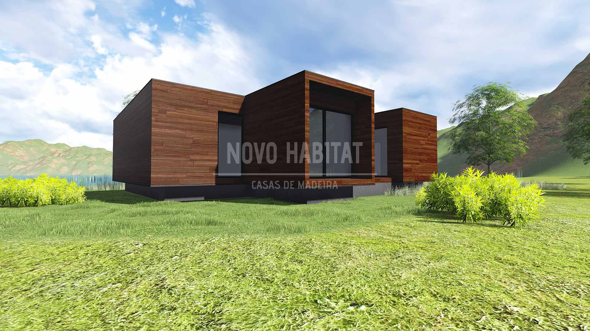 NOVO HABITAT Casas Madeira E Modulares Abrigos Jardim E Garagem